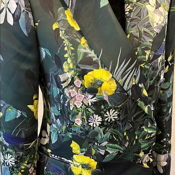Ted Baker | Jackets & Coats | Ted Baker Green And Yellow Floral Suit ...